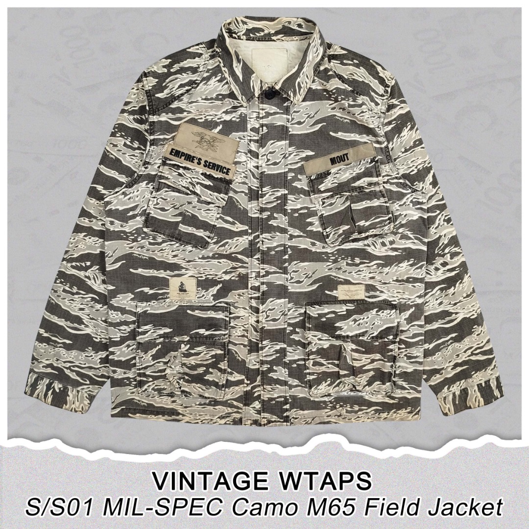 VINTAGE WTAPS S/S 2001 MIL SPEC CAMO M65 FIELD JACKET, Men's Fashion, Coats, Jackets and ...
