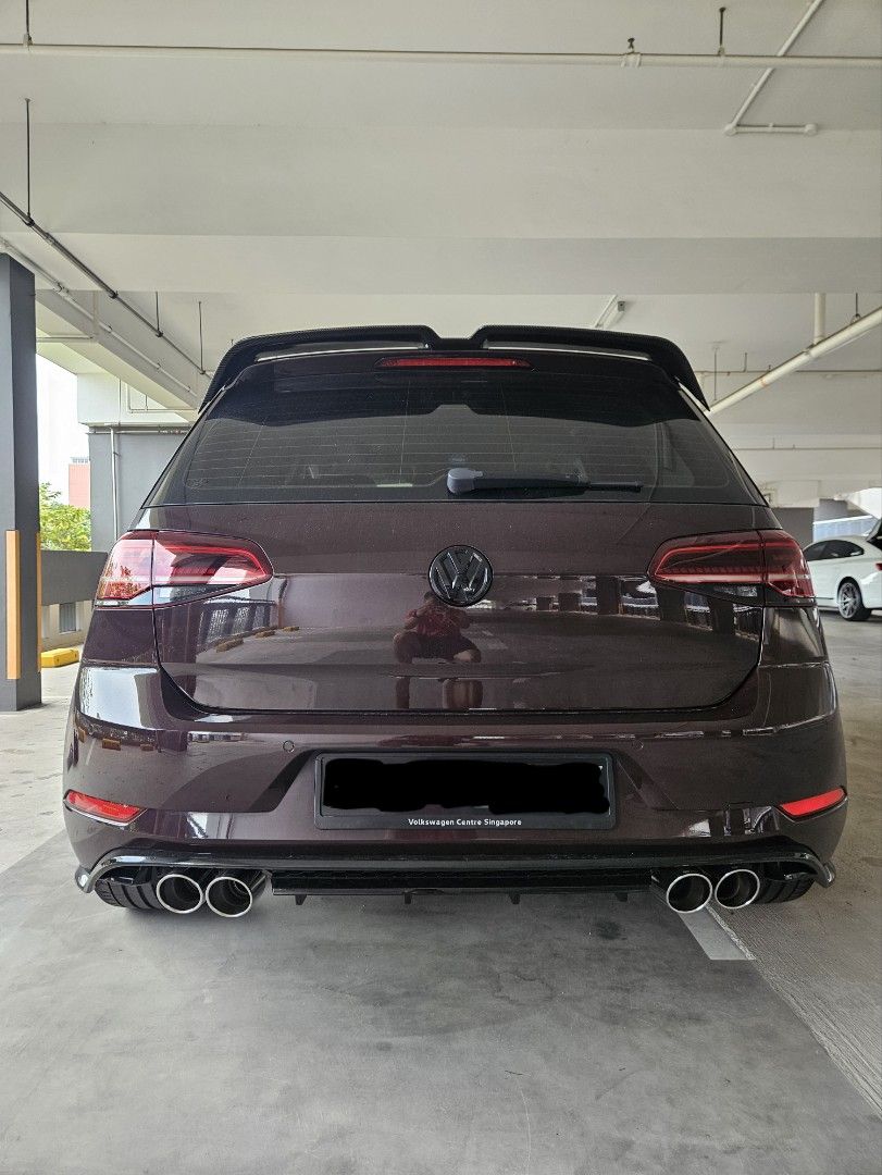 Volkswagen Golf Mk7 Mk7.5 Rline TSI Front Lip Side Skirt Spoiler ...