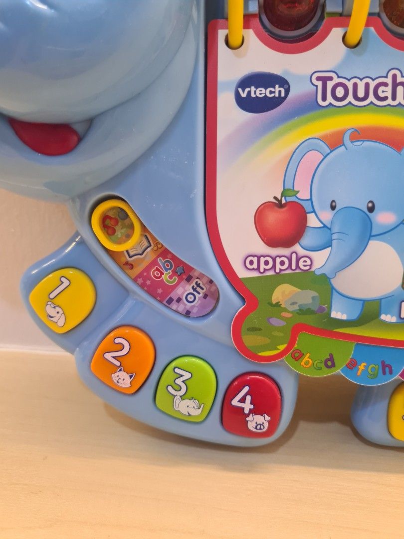 Vtech Touch And Teach Elephant, Hobbies & Toys, Toys & Games on Carousell