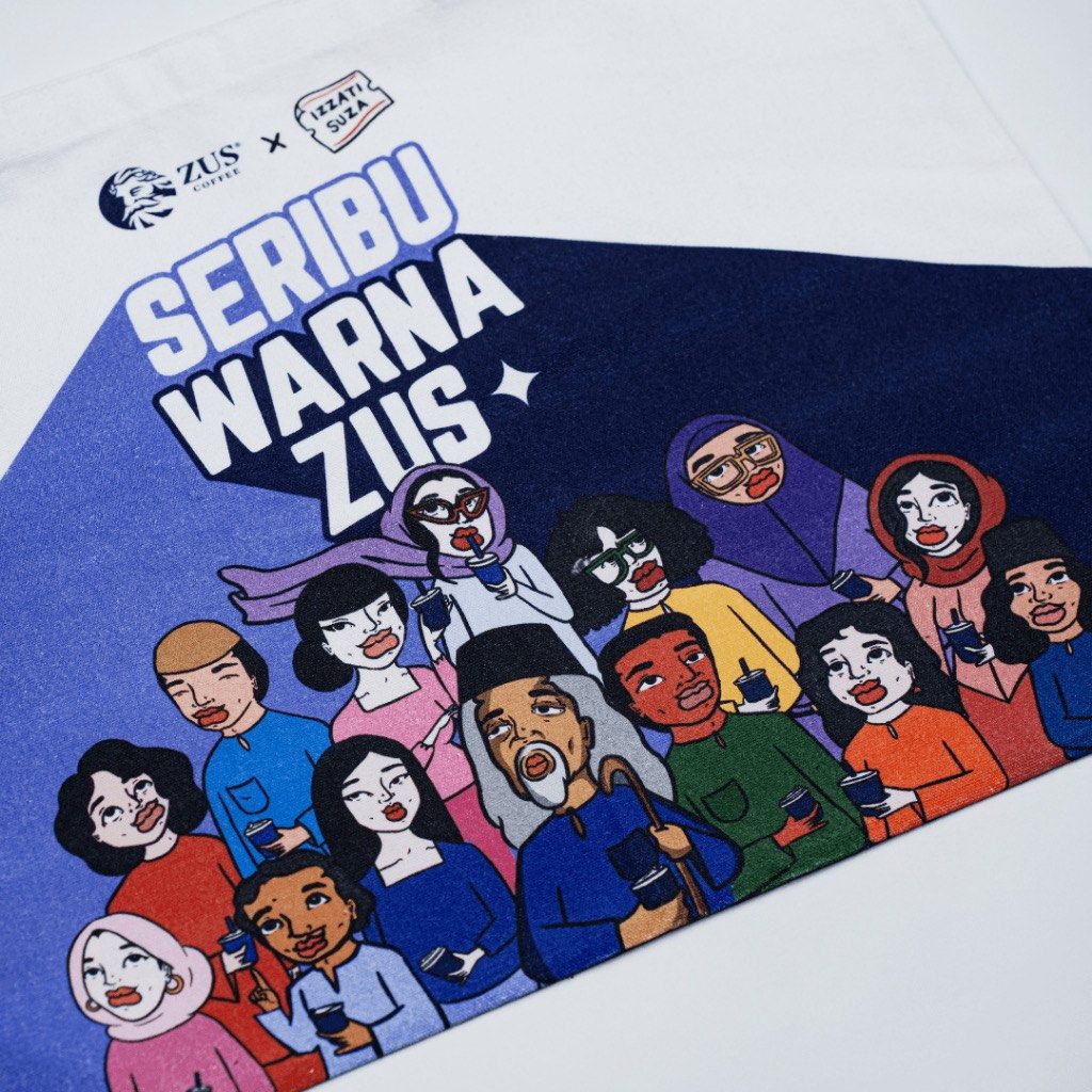 ZUS x Izzati Suza Essential Totebag Seribu Warna, Hobbies & Toys ...