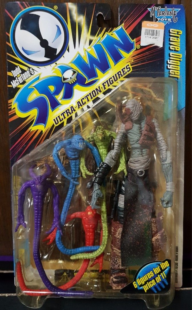 12" Mandarin Spawn, Medieval Spawn, The Freak, Grave Digger & Battle ...