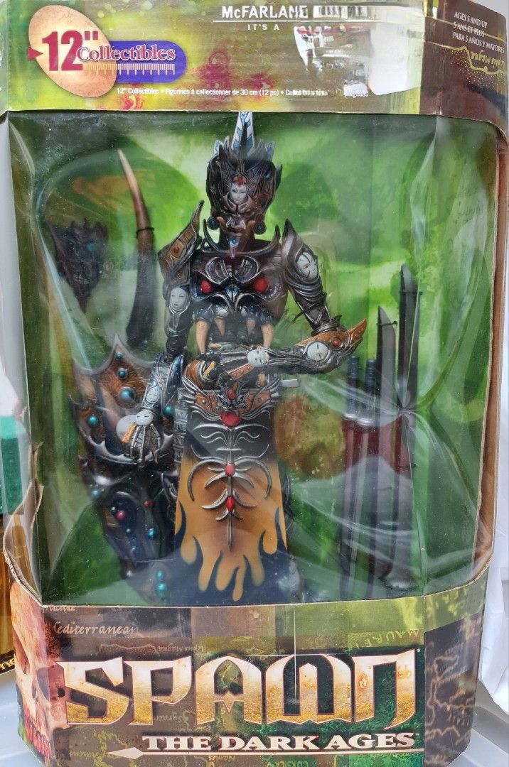 12" Mandarin Spawn, Medieval Spawn, The Freak, Grave Digger & Battle ...