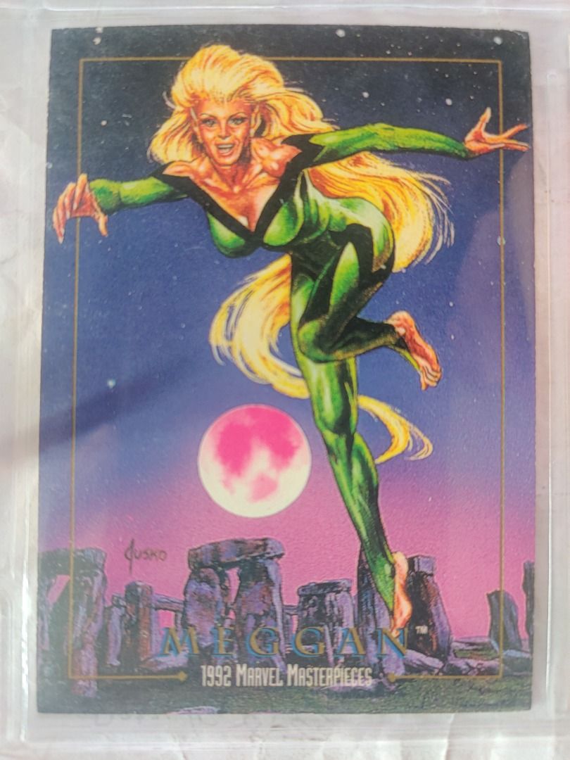 1992 SkyBox Marvel Masterpieces Meggan, Hobbies & Toys, Memorabilia ...