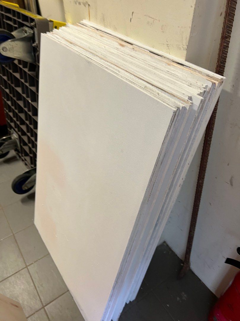 60cmx90cm Plywood Canvas Primed White for Art Painting & Graffiti ...