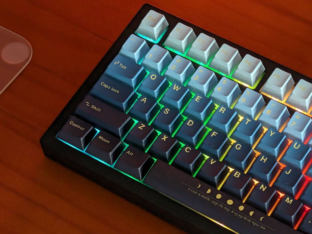 80% Aluminium TKL Custom Mechanical Keyboard (GradientSkyMoon2704 ...
