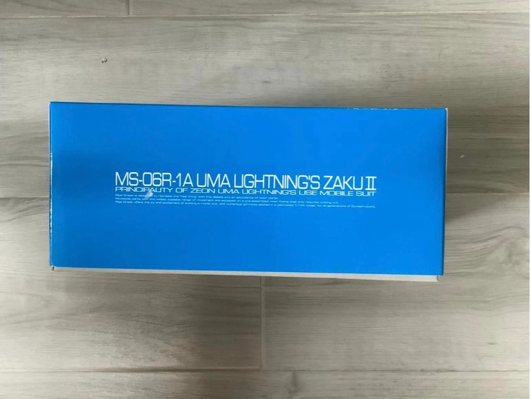 (可油麻，旺角)現貨 行版 RG 1/144 MS-06R-1A UMA LIGHTNING’S ZAKU 高達 模型 Gundam Plastic Kit Figure Model, 興趣及 ...