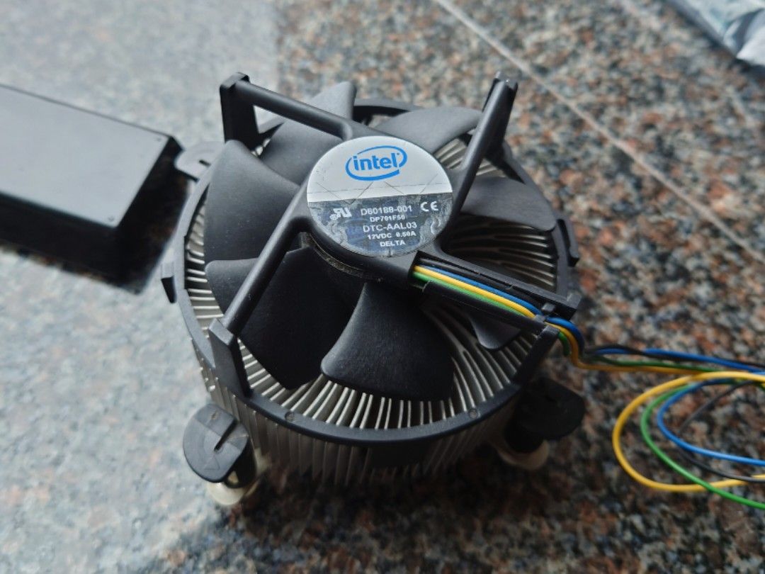 銅 Intel Socket 775 散熱器 散熱風扇 heatsink, 電腦＆科技, 桌上電腦 - Carousell