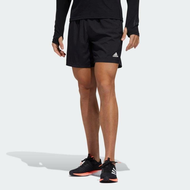 adidas Men's Run It 3-Stripes PB Shorts, Olah Raga, Perlengkapan ...
