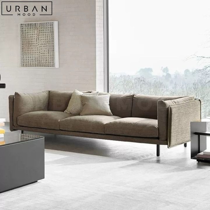 BARAZ Modern Fabric Sofa, Furniture & Home Living, Furniture, Sofas on ...