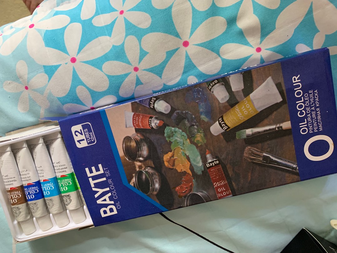 Bayte oil colour set 12x12ml, Hobbies & Toys, Stationery & Craft, Art ...