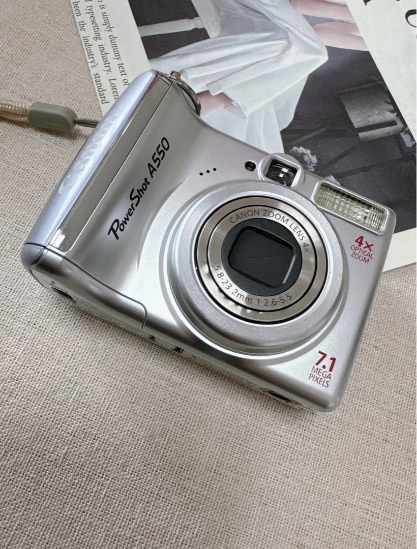 Canon Powershot A550 ccd camera, Photography, Cameras on Carousell
