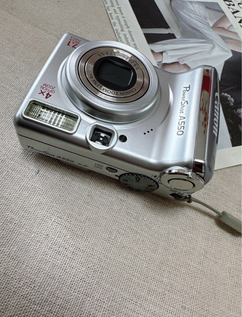 Canon Powershot A550 ccd camera, Photography, Cameras on Carousell