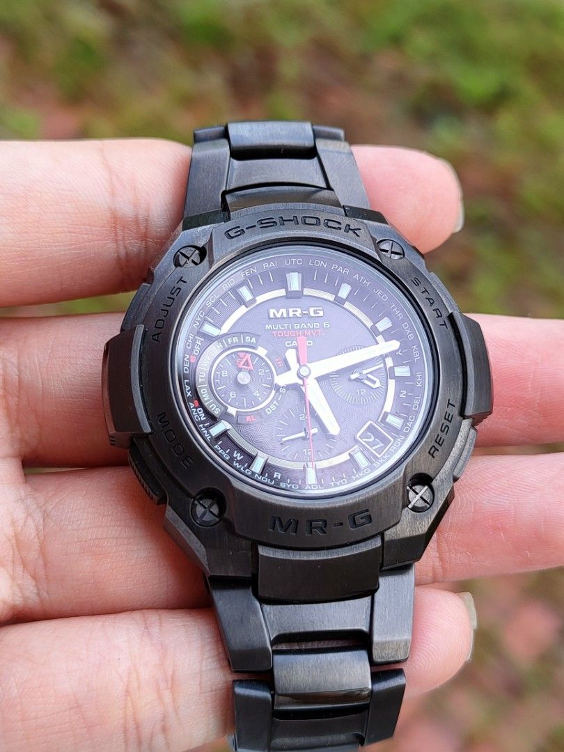 Casio G-Shock MRG 8100 Titanium Solar Multiband 6 Watch, Men's Fashion ...