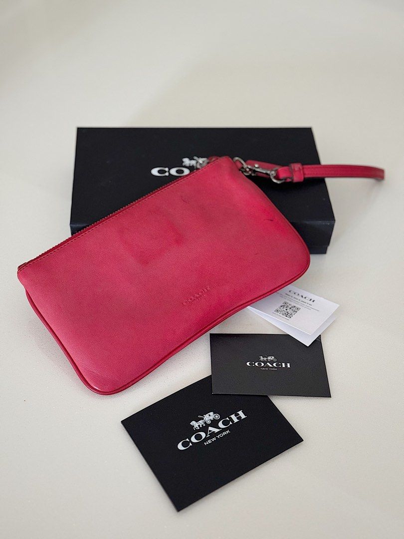 Coach Pouch, Women's Fashion, Bags & Wallets, Purses & Pouches on Carousell