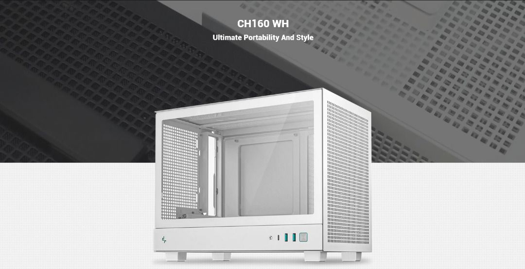 DEEPCOOL CH160 Ultra Portable Mini ITX & CH160 MATX & CH260 MATX ...