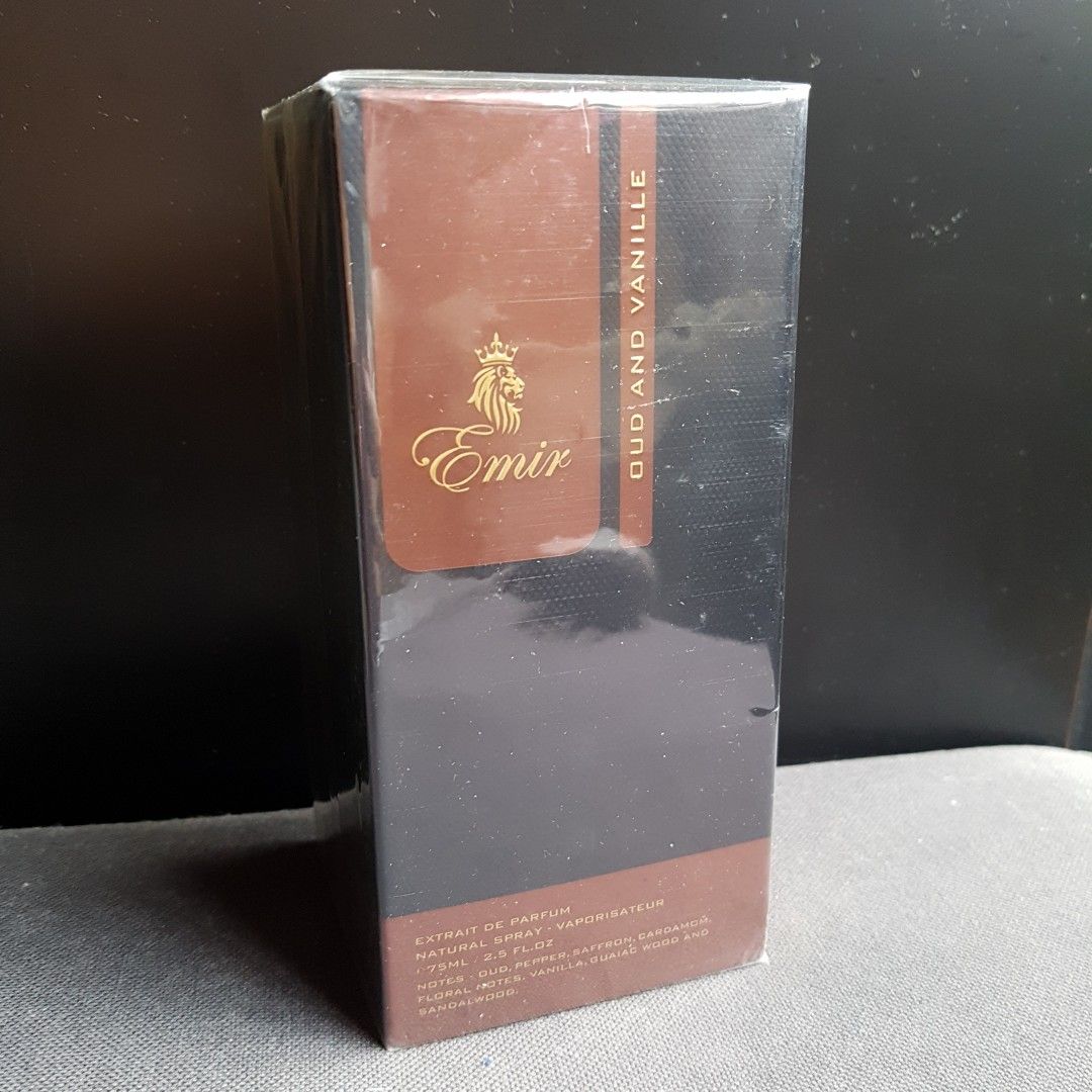 Emir Oud and Vanille 75ml rare new gift perfume EDP parfum vanilla ...