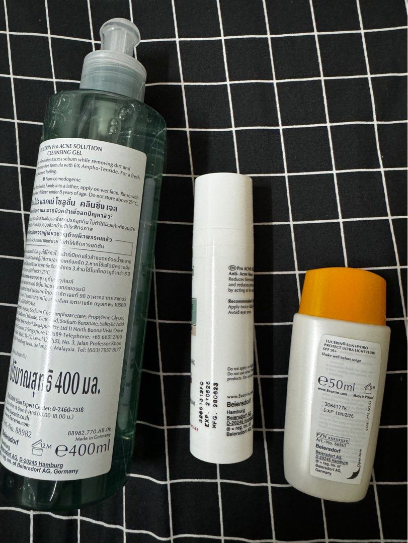 Eucerin Skincare Set, Beauty & Personal Care, Face, Face Care on Carousell