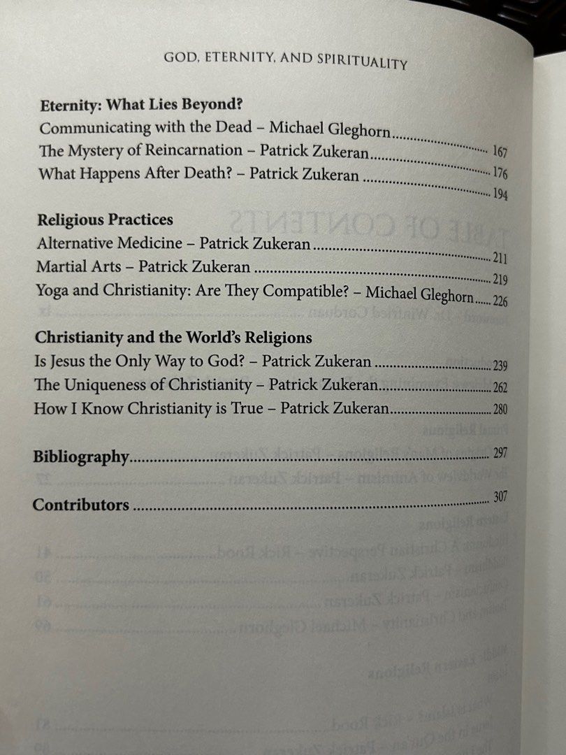God, Eternity and Spirituality by Patrick Zukeran (Christian Book ...