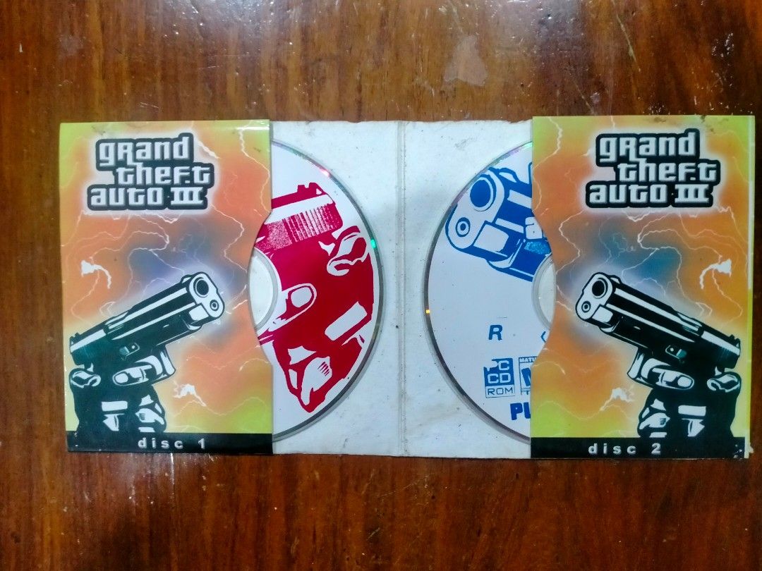 Grand Theft Auto 3 (III) PC CD-ROM Rockstar Video CD VCD Games Computer ...