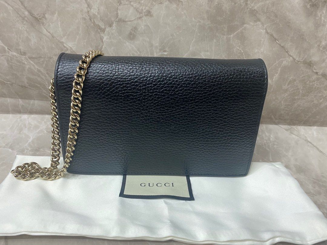 Gucci woc interlocking black Size : 20x12x4cm Ps : 124cm Box, dustbag ...