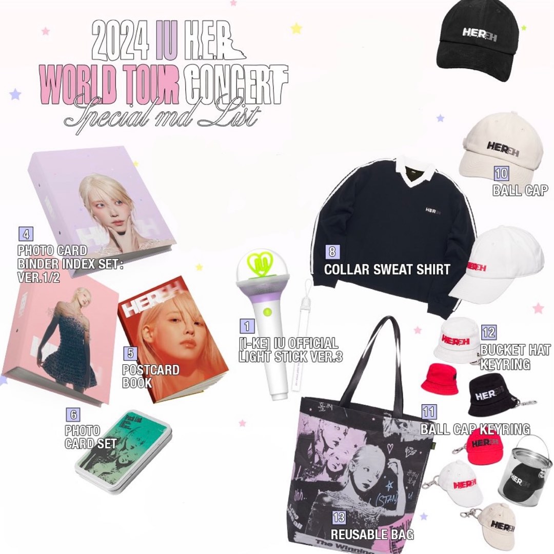 IU concert merchandise , Lifestyle Services, Others on Carousell
