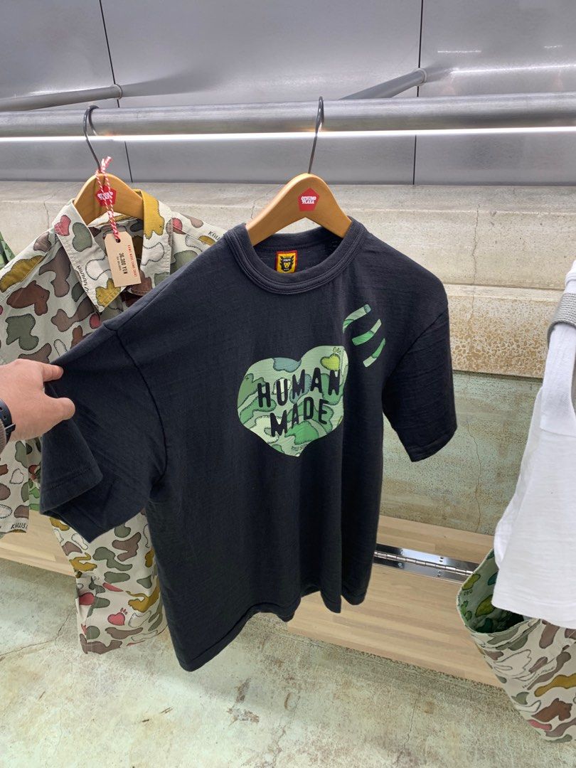 Human Made X Kaws Camo Tee, Men's Fashion, Tops & Sets, Tshirts & Polo ...