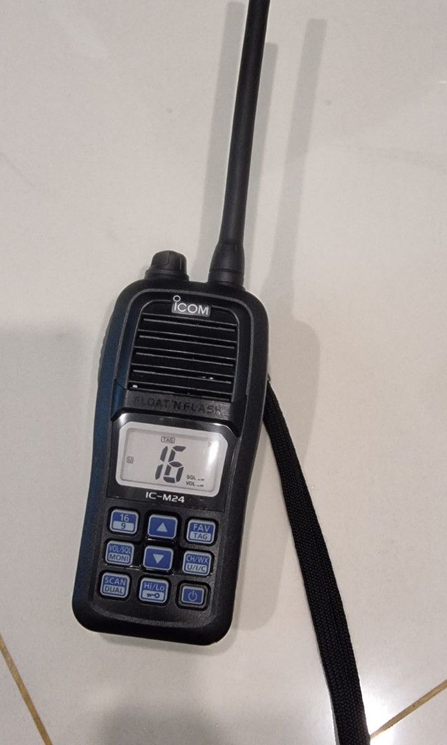 Icom Marine VHF handheld IC-M24, Mobile Phones & Gadgets, Walkie-Talkie on Carousell