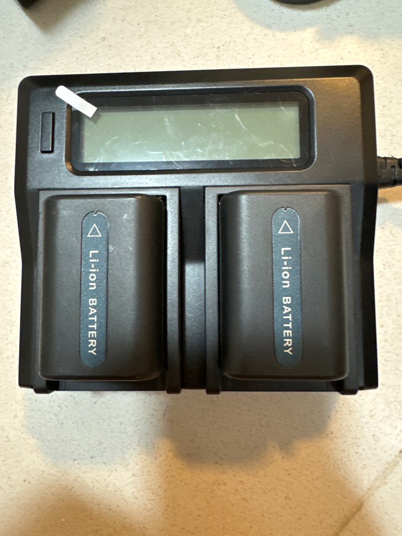 i-Discovery ST-NP-F970 Lithium Ion Batteries with LCD Charger ...