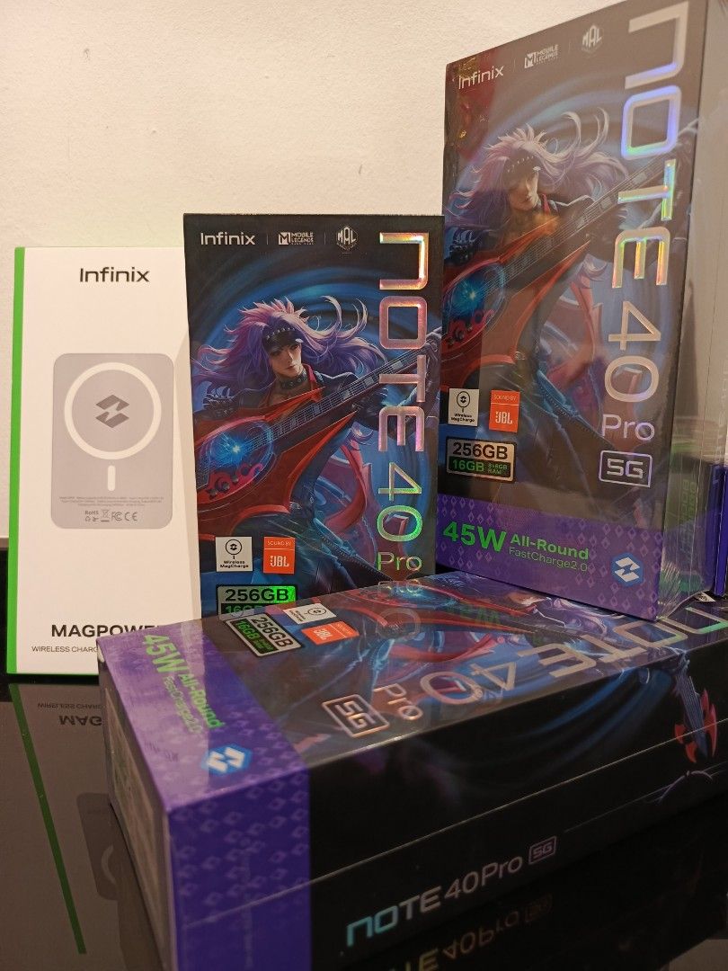 Infinix NOTE 40 Pro 5G Infinix Hot 40, Mobile Phones & Gadgets, Mobile ...