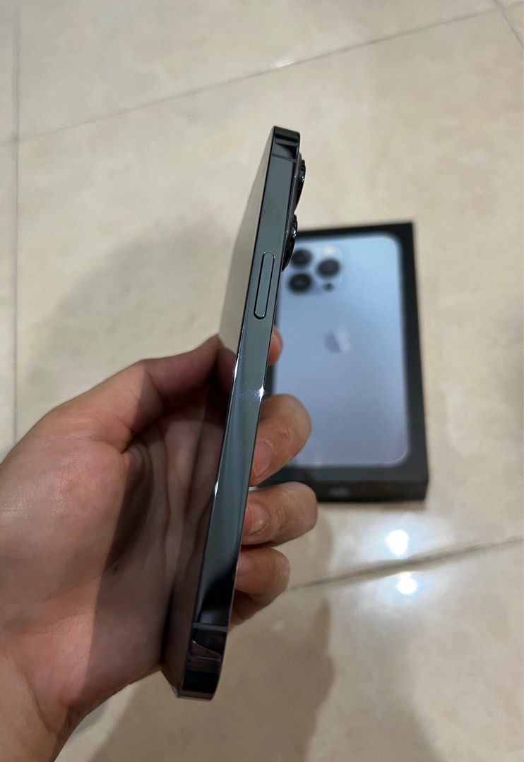 IPHONE 13 PRO INTER SIEERA BLUE (128 GB), Telepon Seluler & Tablet ...