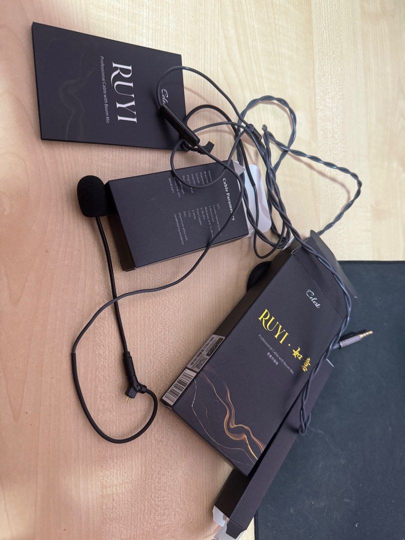 Kinera Celest RUYI IEM cable with boom mic, Audio, Other Audio ...