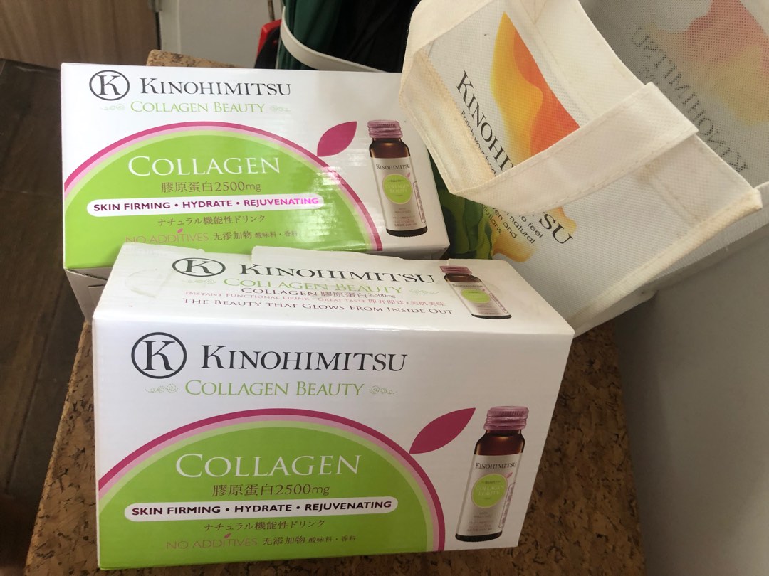 Kinohimitsu Collagen Beauty (20 bottles of 50g ea. Exp 03/2024), Health ...