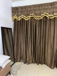 langsir gold, Furniture & Home Living, Home Decor, Curtains & Blinds on ...