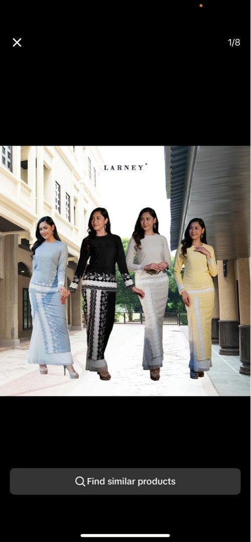 LARNEY VACCINATE KURUNG (MARKDOWN ), Women's Fashion, Muslimah Fashion ...