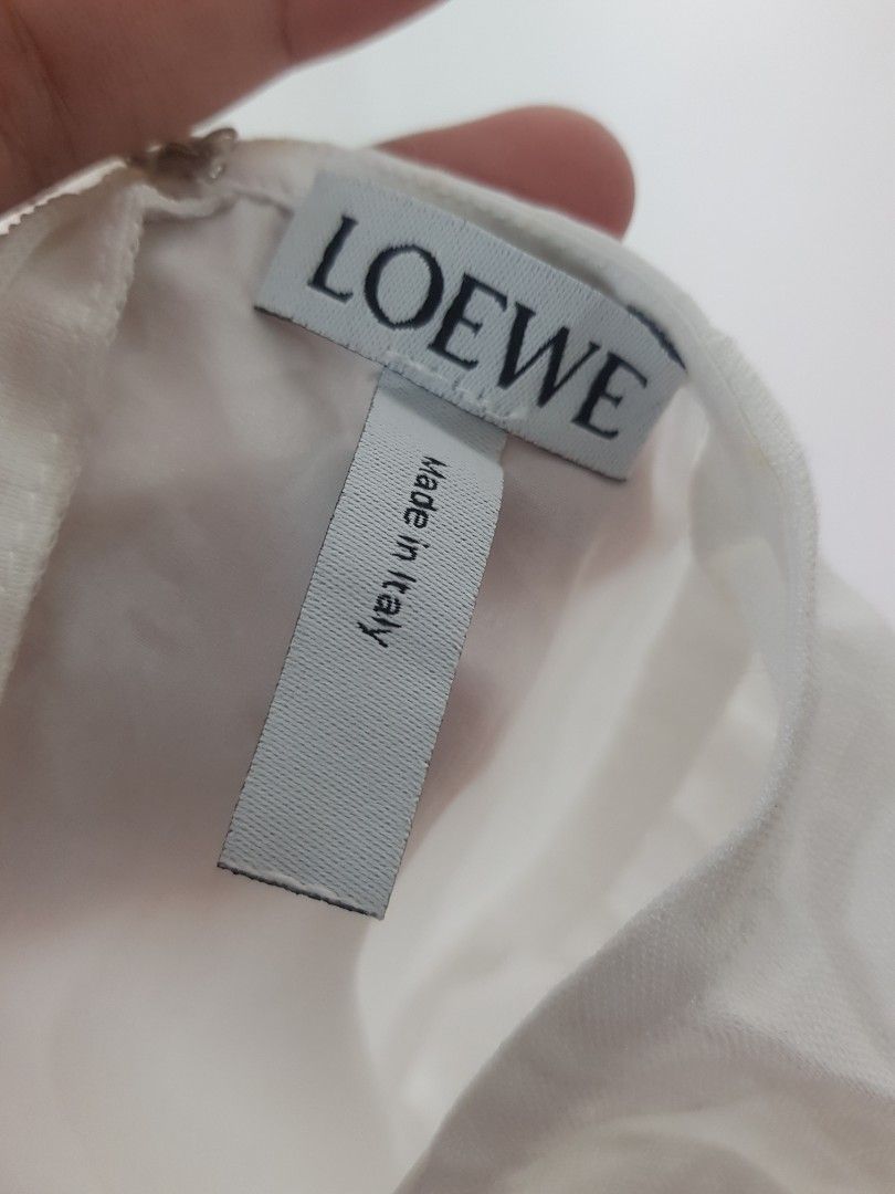 Loewe Authentic Blouse, Fesyen Wanita, Pakaian Wanita, Atasan di Carousell