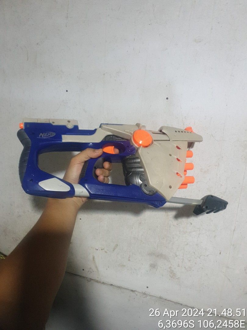 Mainan Pistol NERF N-STRIKE HORNET AS-6 Jumbo Minus (Bahan) Harga Nett ...