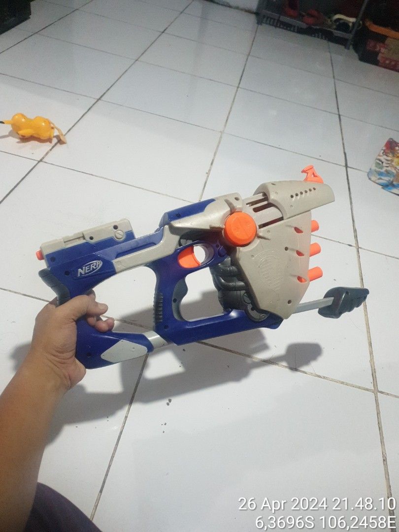 Mainan Pistol NERF N-STRIKE HORNET AS-6 Jumbo Minus (Bahan) Harga Nett ...