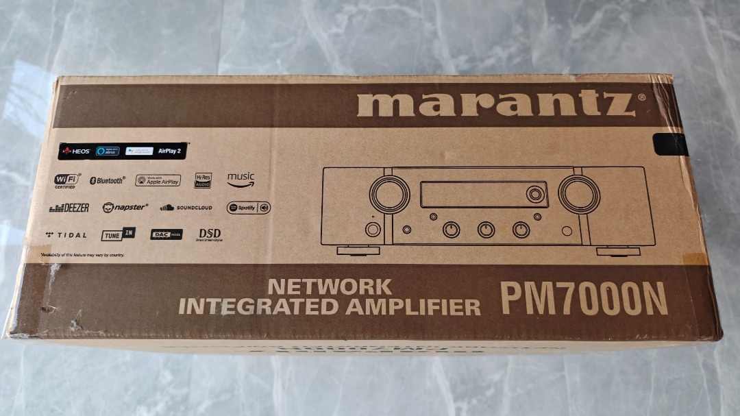Marantz PM7000N Integrated Amplifier | Bluetooth / Ethernet / Wi-Fi | 2 Channels + Subwoofer ...