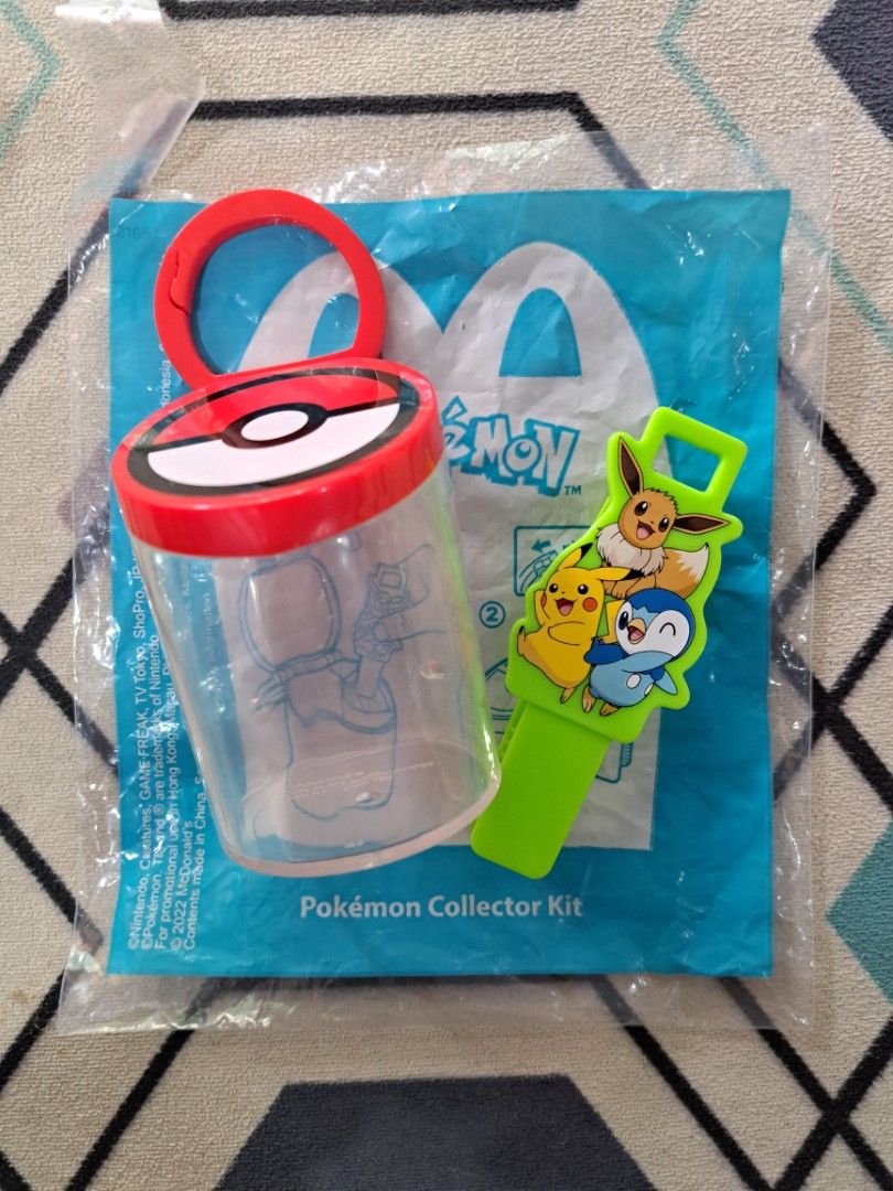 McDonalds McDo Happy Meal Pokemon Collector Kit Toys 2022, Hobbies ...