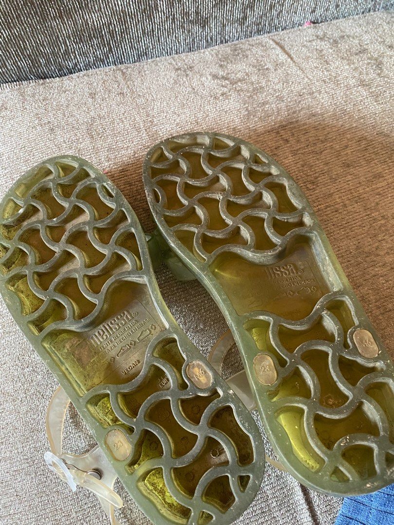 Melissa obsessed green ad, Fesyen Wanita, Sepatu di Carousell