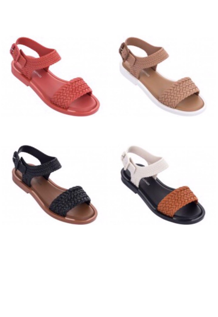 Melissa salinas mar sandals in black, Women's Fashion, Footwear ...