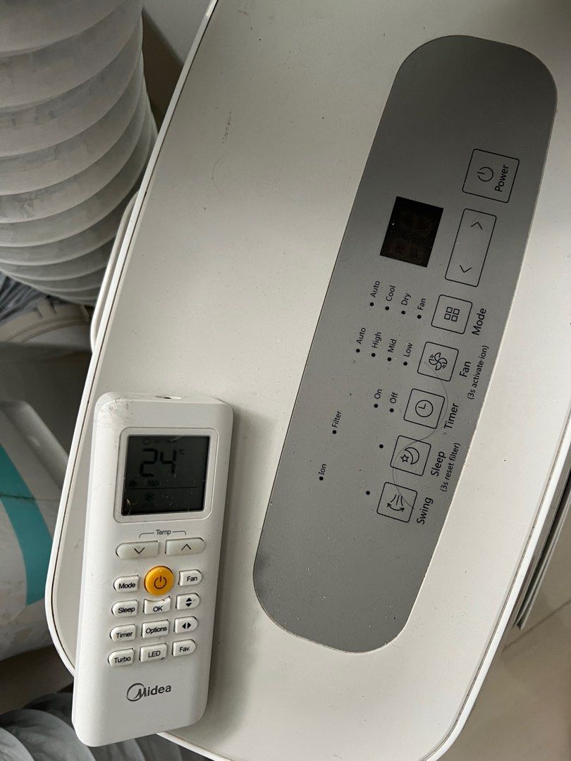Midea portable aircon complete set, TV & Home Appliances, Air ...