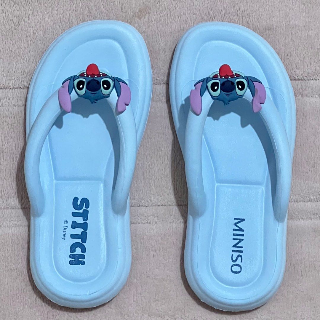 MINISO Disney Stitch Slipper Shoes, Women's Fashion, Footwear ...