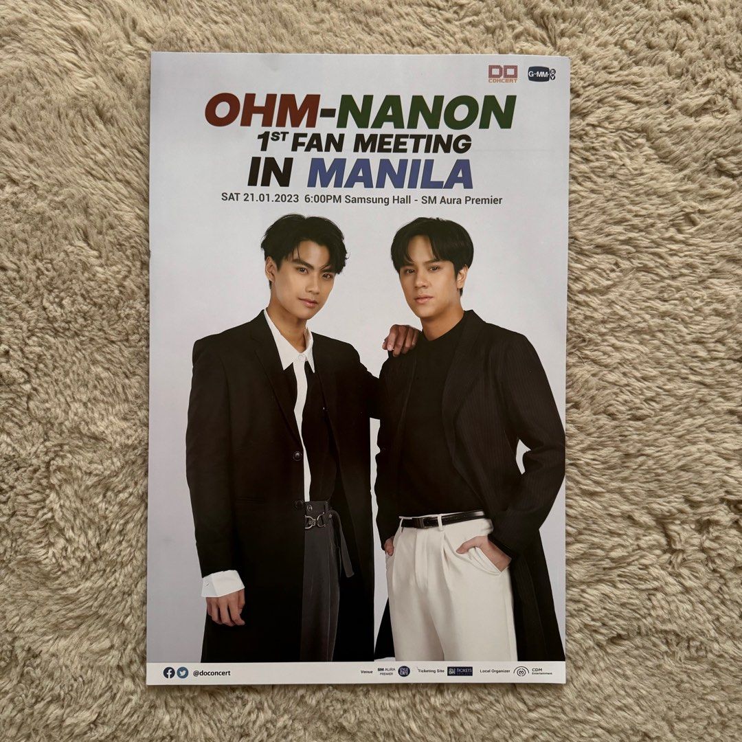 Ohm-Nanon FM Manila - Official Poster, Hobbies & Toys, Memorabilia & Collectibles, Fan ...