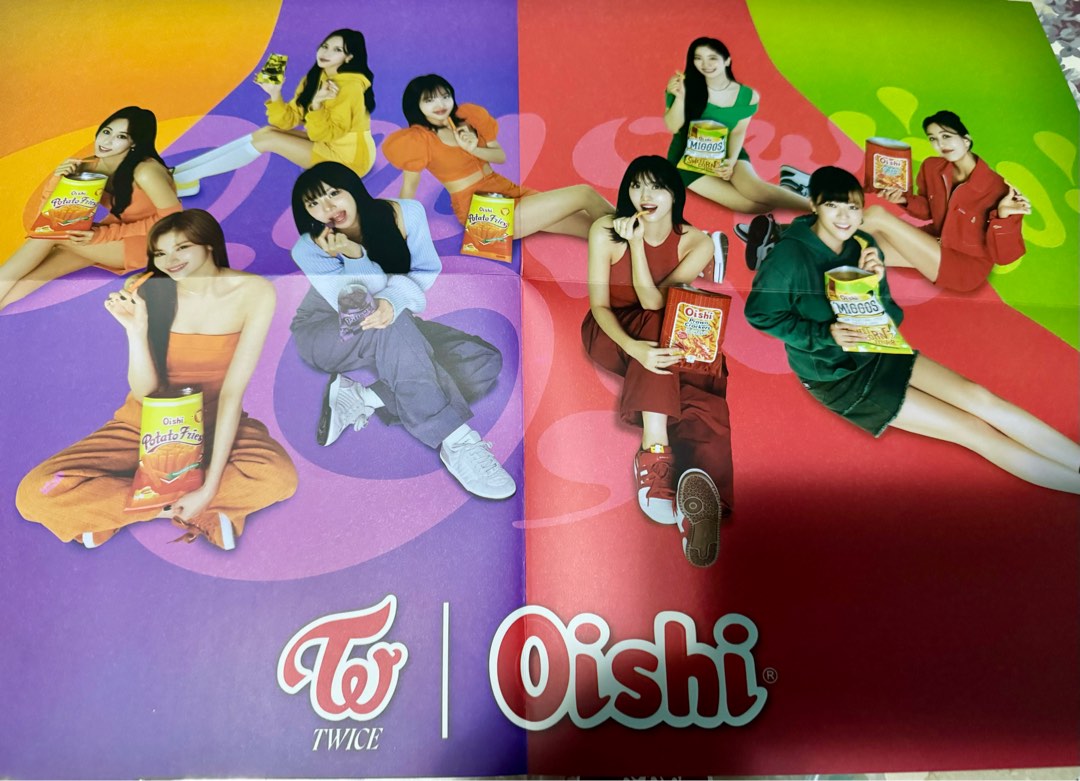 Oishi Twice posters, Hobbies & Toys, Memorabilia & Collectibles, K-Wave ...