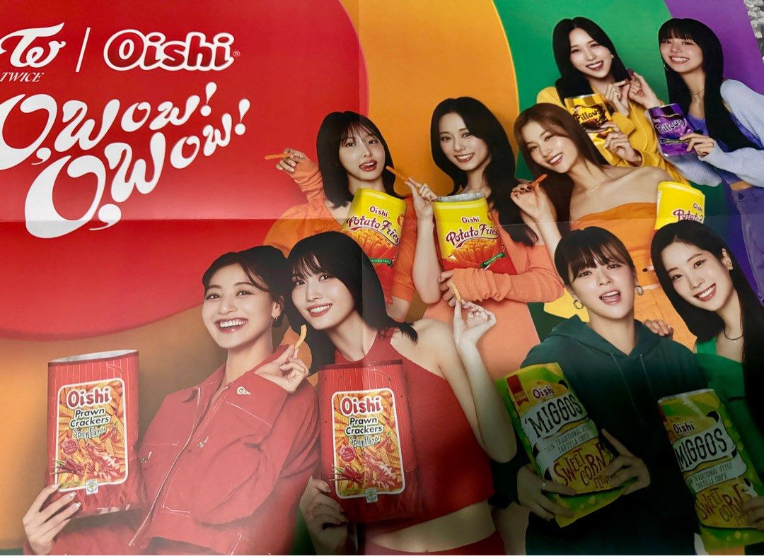 Oishi Twice posters, Hobbies & Toys, Memorabilia & Collectibles, K-Wave ...