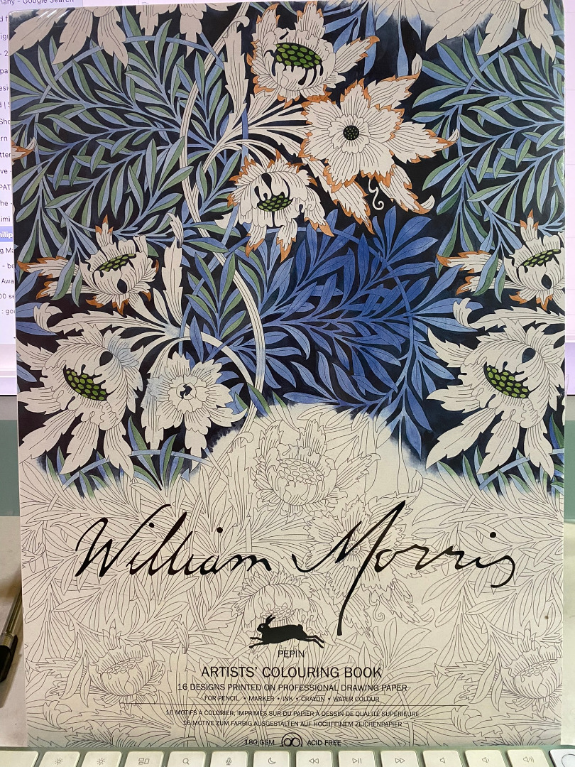 Pepin Adult Coloring Book - William Morris, Hobbies & Toys, Stationary ...