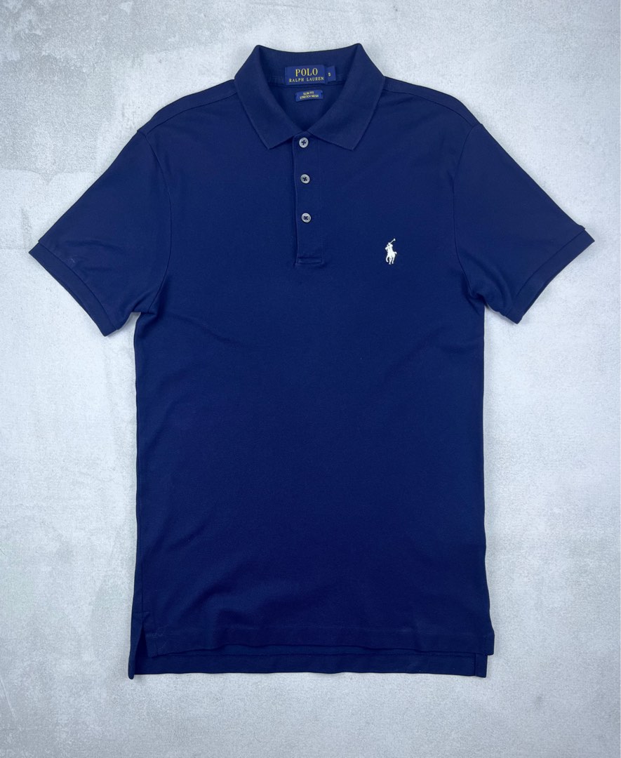 Polo Shirt Polo Ralph Lauren Cotton Jersey 3button(special) kain nipis, Men's Fashion, Tops ...