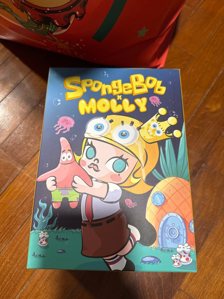 POP MART Molly x SpongeBob, Hobbies & Toys, Toys & Games on Carousell