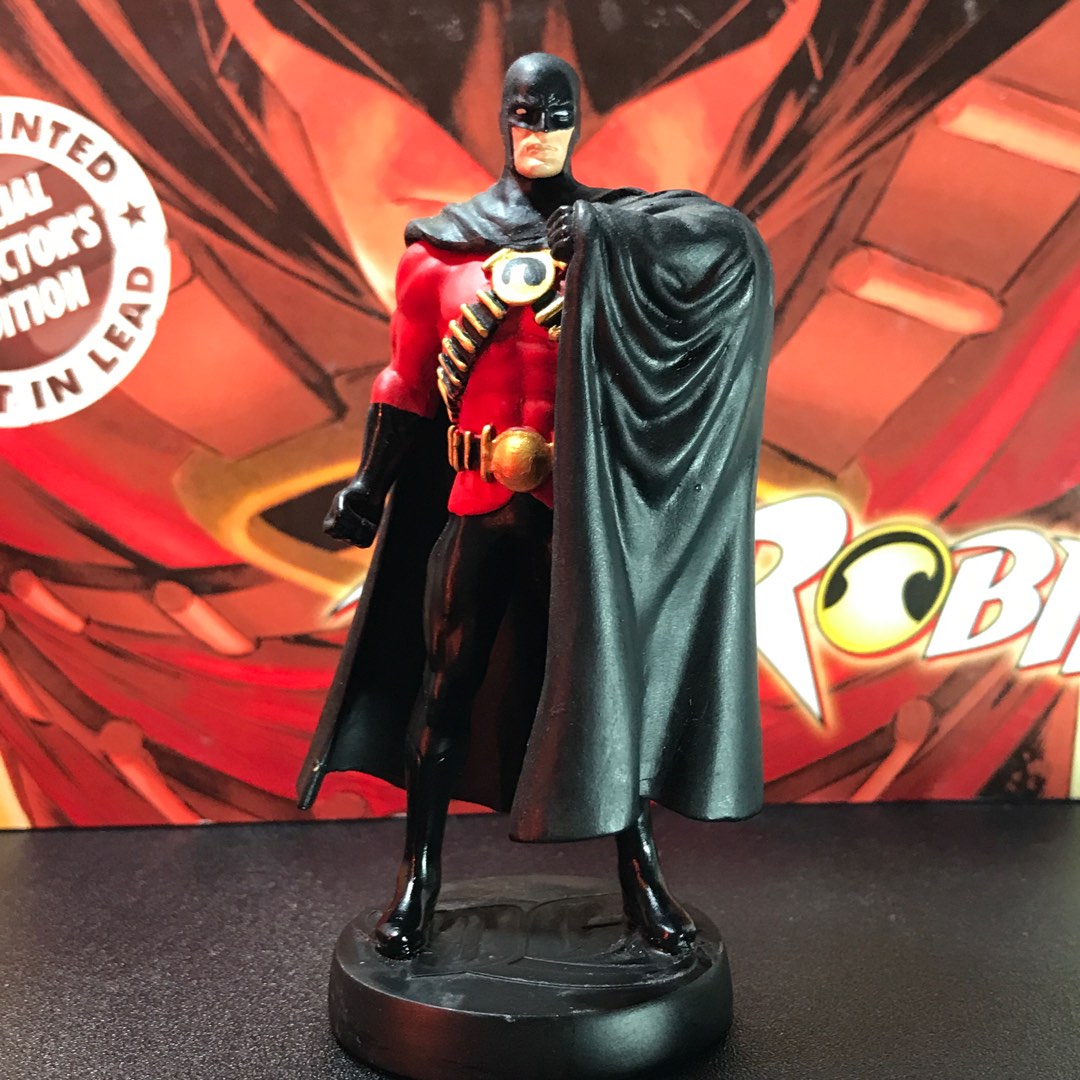 Red Robin Hood Eaglemoss Lead Statue with Magazine Book DC Comics ...